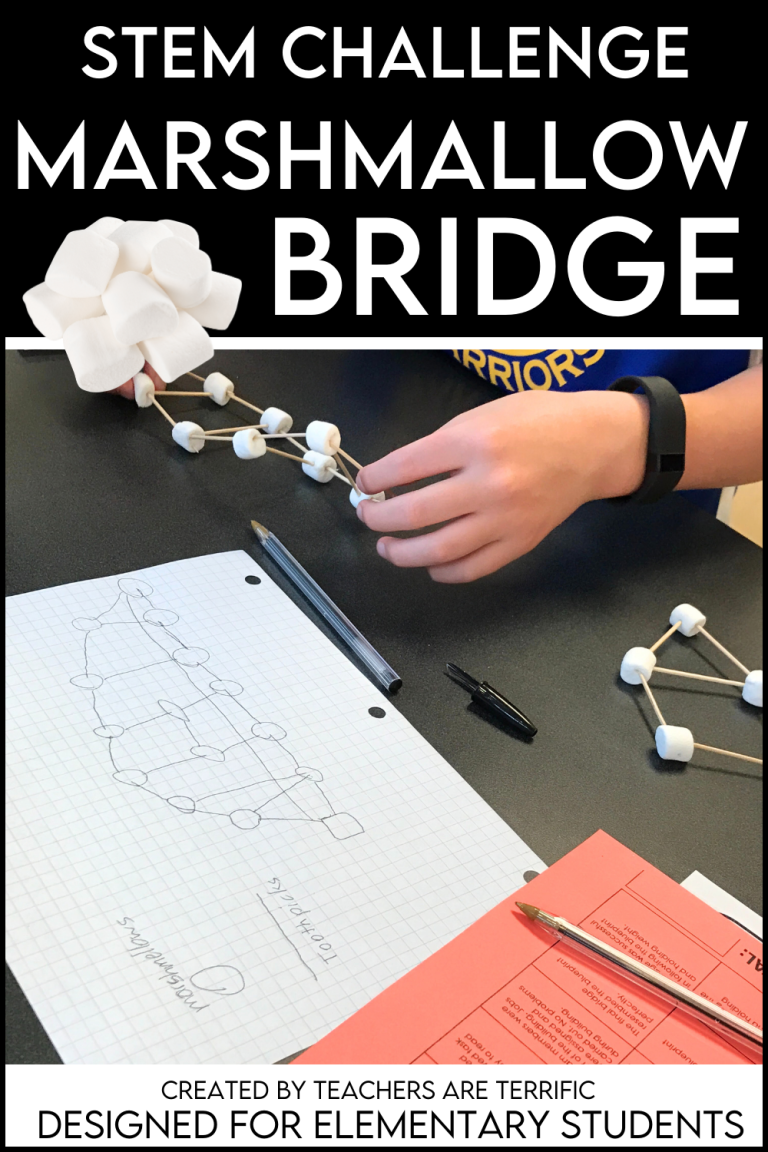 The Mushy Marshmallow Bridge Challenge is Amazing! - Teachers are Terrific